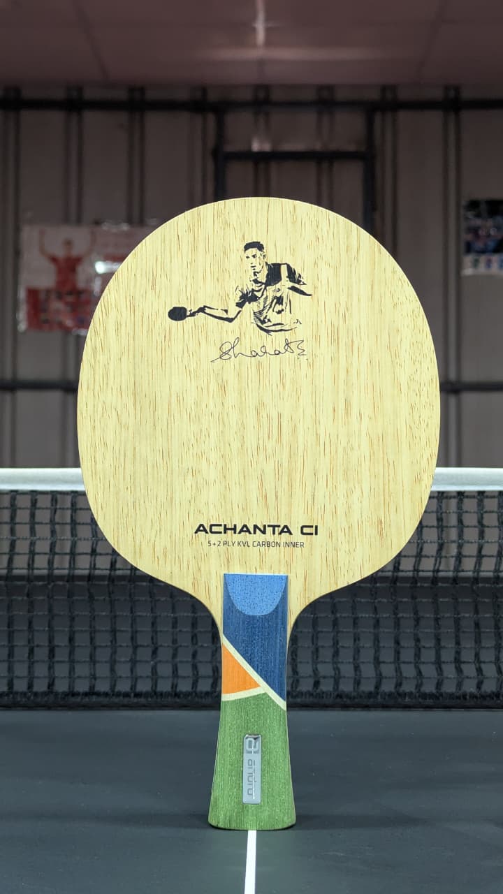 Andro ACHANTA CI OFF Table Tennis Blade – Table Tennis Bazaar